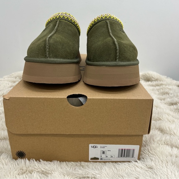 UGG | Shoes | Ugg Tazz Platform Slippers Rare New In Box Burnt Olive | Poshmark